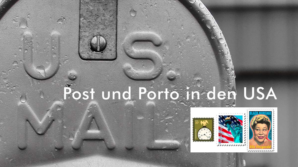 Post und Porto in USA — Tarife der U.S. Post 2025 | USA Reisen + Tipps