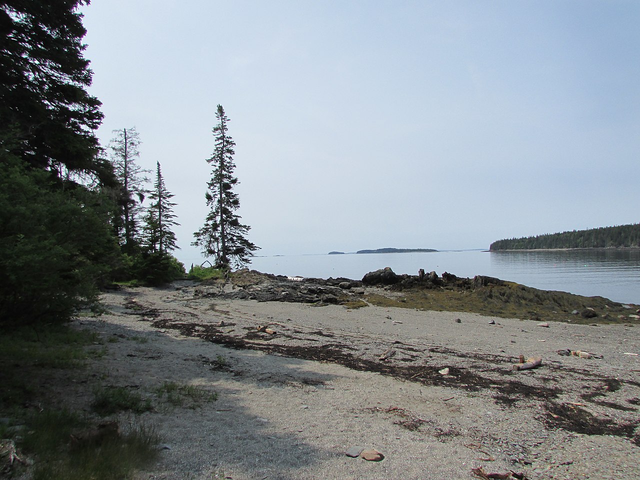 Inseln an der Küste von Maine, USA: Islesboro, Monhegan, Vinalhaven ...
